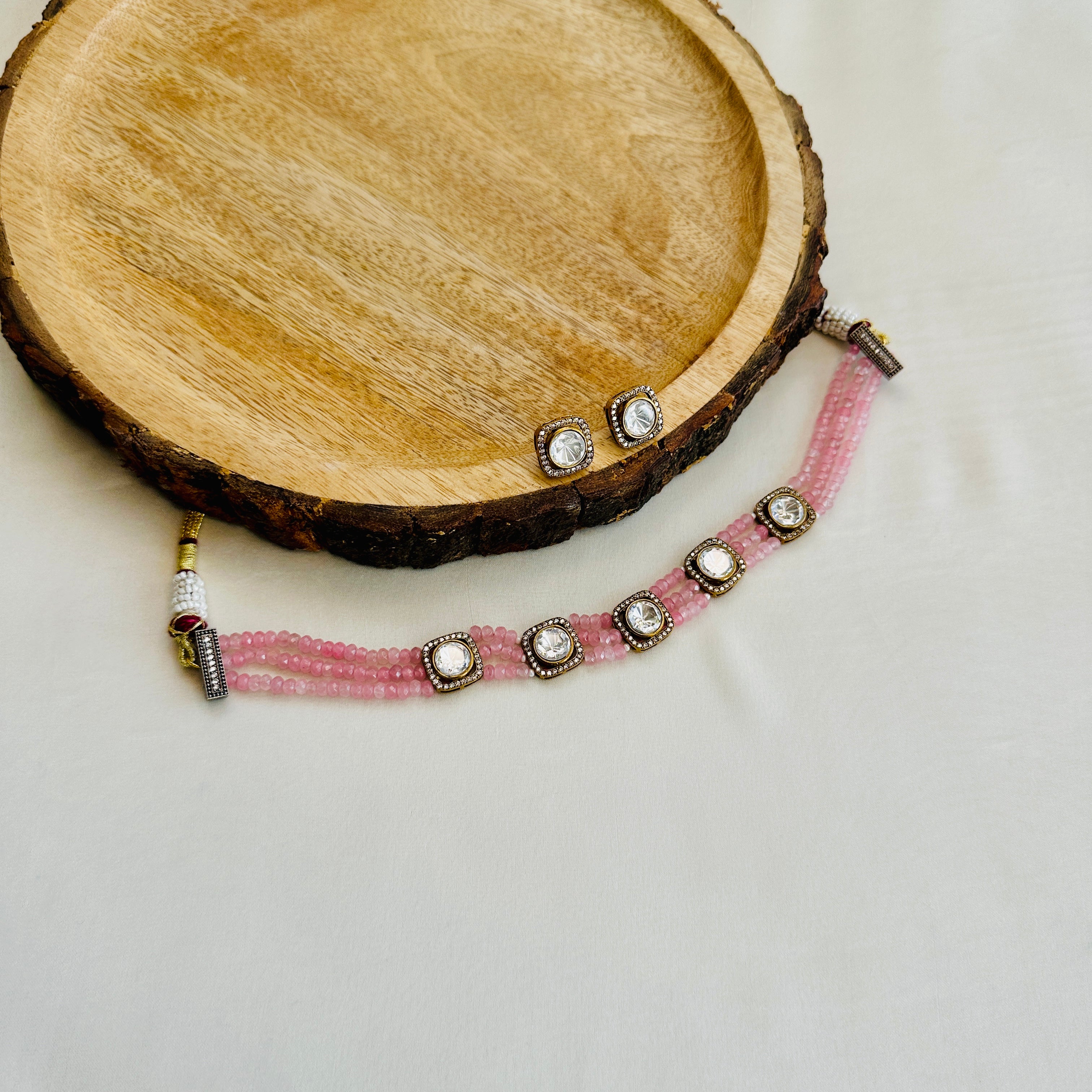 Five Moissanite Choker Set – Stridhan